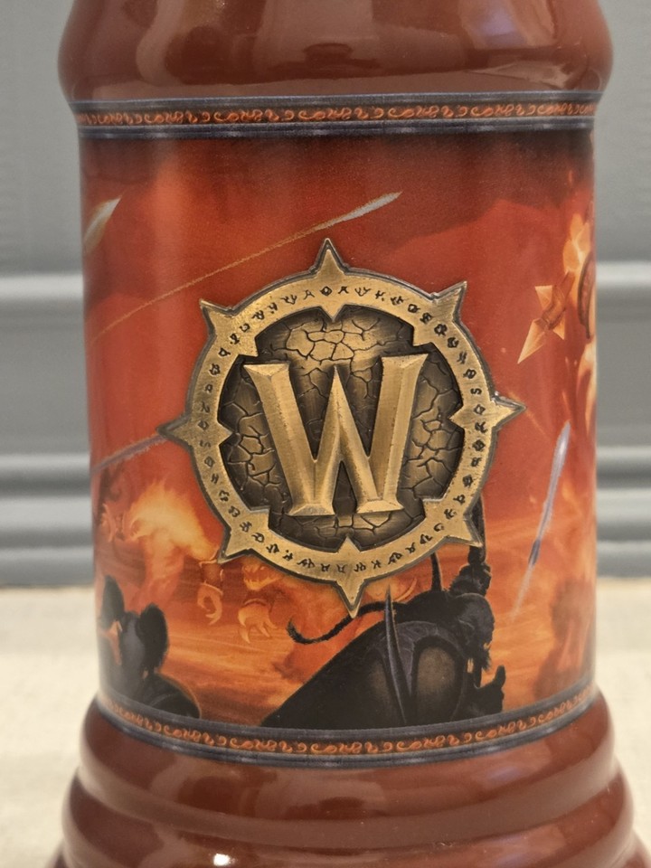 World of Warcraft Ragnaros Stein w/ Lid 8.5" Tall Blizzard ...