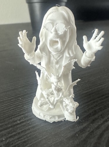 Custom 2” 3D Printed Ozzy Osbourne Mini Figure Model Rock Unpainted ...