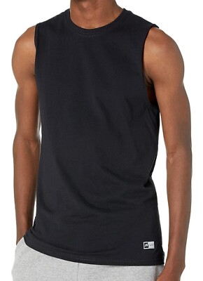 Russell Athletic Men's Dri-Power Cotton Performance Muscle Tee Sz LG ...