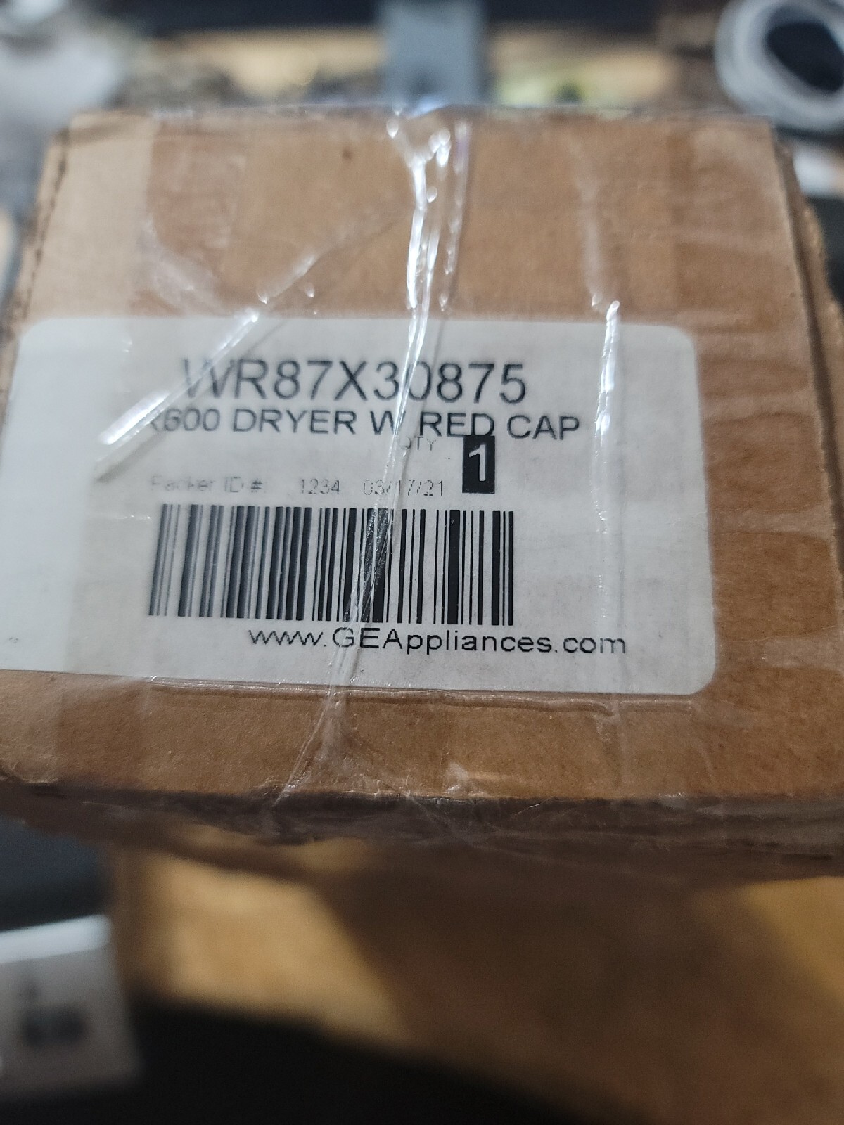 WR87X30875+GE+R600+Drier+W%2F+Red+Cap+OEM+WR87X30875 for sale online | eBay