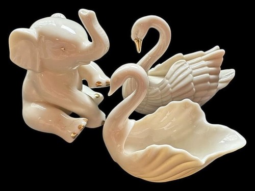 Vintage Lenox Swan and Elephant Porcelain Figurine – YOU PICK | eBay