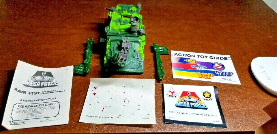 Kenner Megaforce 1989 Lot Ram Fist Spearhead Command Vehicle w/Box ...
