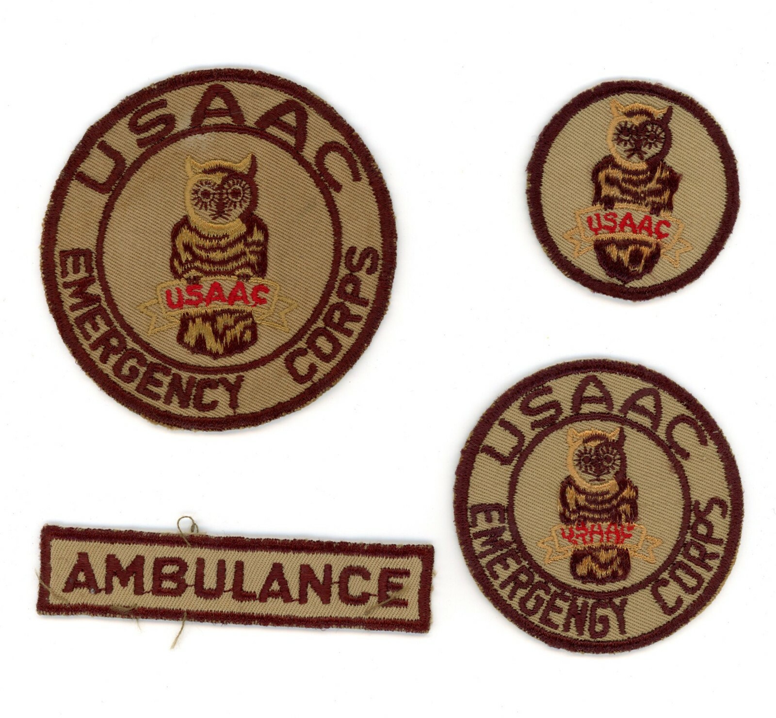WW2 WWII US Home Front NYC USAAC Emergency Corps Ambulance grouping ...