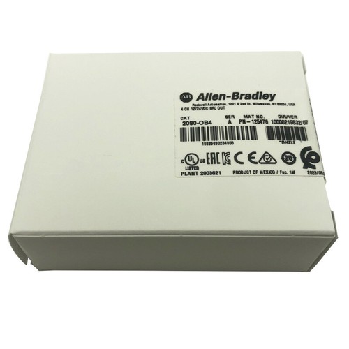 New Factory Sealed Allen Bradley 2080-OB4 2080OB4 Micro800 4 Point ...