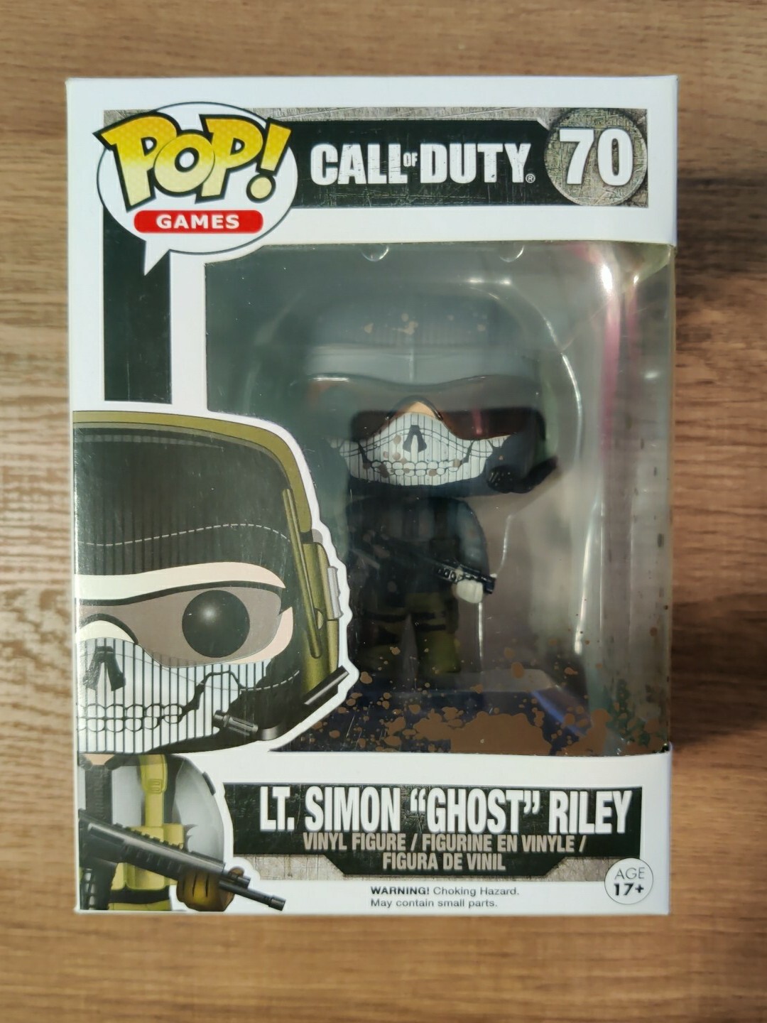 Funko Pop! Vinyl: Call of Duty - Lt. Simon "Ghost" Riley - (Mud ...