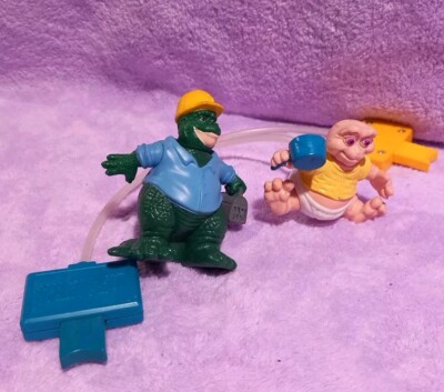 VTG 90s Disney The Dinosaurs Tv Show Dad Baby Sinclair 2.5” Figurine ...