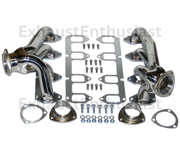 For Ford Big Block FE 330 360 390 428 V8 Stainless Shorty Hugger ...
