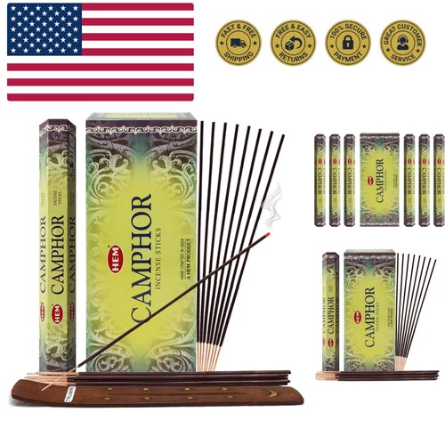 Camphor Incense Sticks and Incense Stick Holder Bundle Insence Insense ...