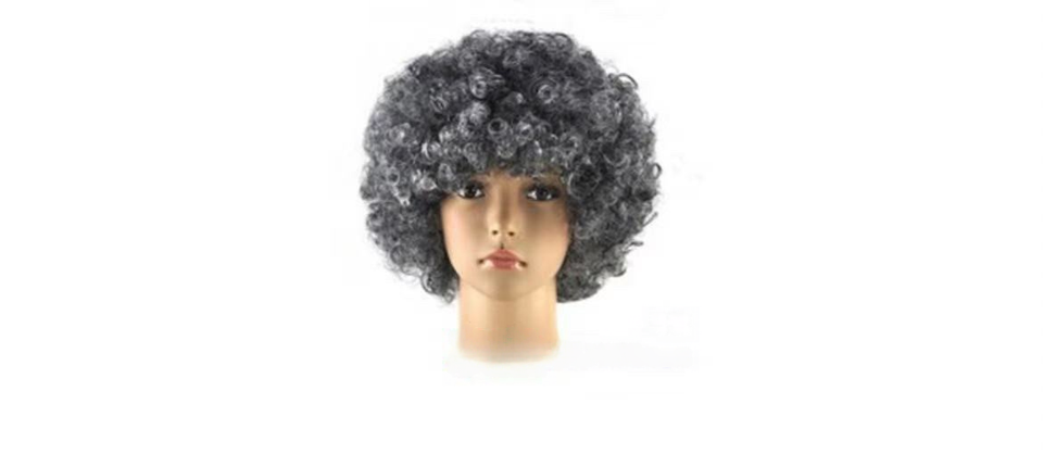 CURLY AFRO FANCY DRESS WIGS FUNKY DISCO CLOWN STYLE MENS/WOMENS COSTUME ...