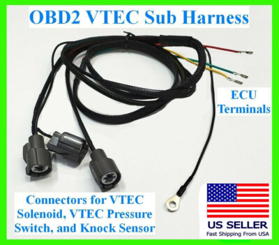 OBD2 Fits Honda VTEC Engine Sub Harness ITR B16a B20 D16z6 D15B P72 ...