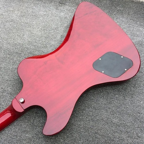 New Red Flamed Maple Top Electric Guitar Rosewood Fingerboard Mahogany ...