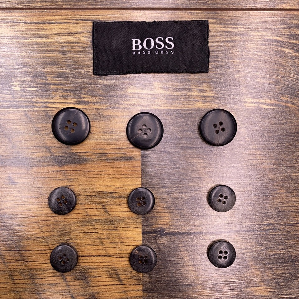 Hugo Boss Buttons Spare Replacement Black Suit Jacket Sport Coat | eBay