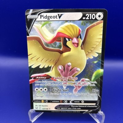Pidgeot V Lost Origin #137 (2022) Rare Holo V NM Pokemon | eBay