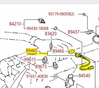 Toyota Tacoma 2003 - 2004 Front Air Fuel Ratio Sensor Genuine OEM OE | eBay