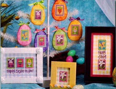 Spring Crazy by Lizzy Kate cross stitch pattern | eBay