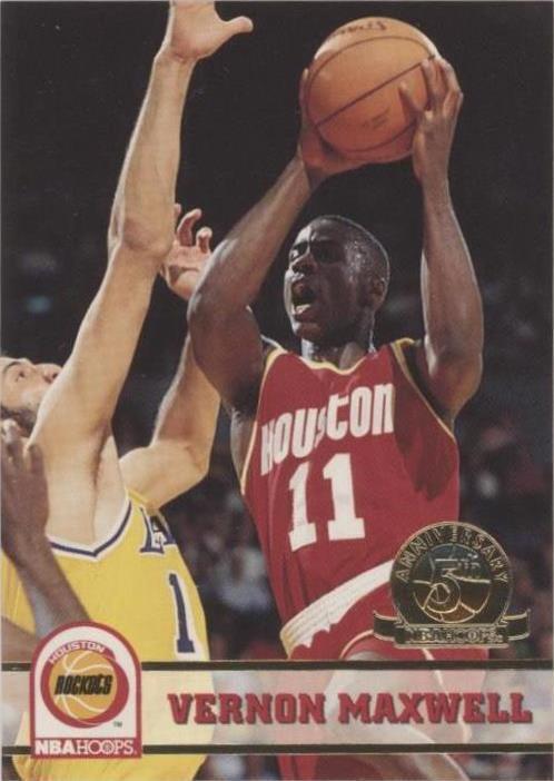 1993-94 NBA Hoops - Vernon Maxwell #80 Fifth Anniversary for sale ...