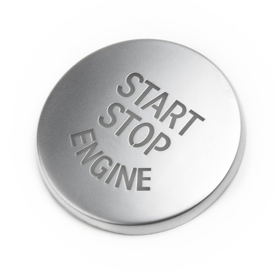 Chrome Button Cover Engine ABS Accessories Stop Push Switch Equipment ...