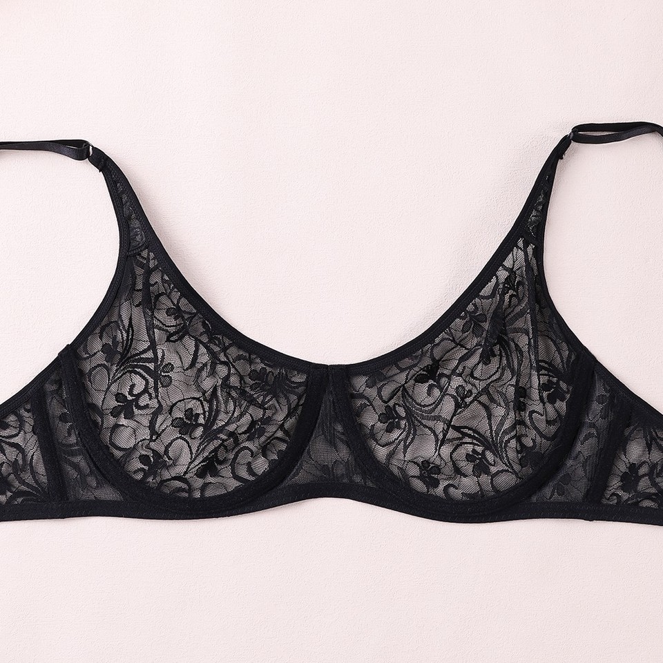 Lot Bras Women Bras Lace Bra Underwire Lift Up Brassiere Cutout Sexy ...
