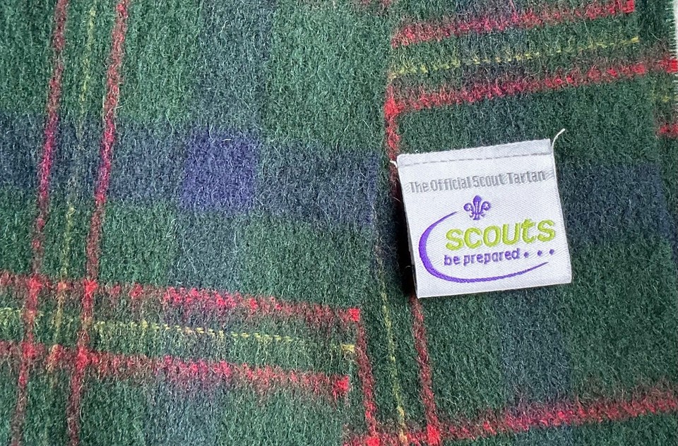 Scouts , The Scout official tartan unisex 100 % wool scarf | eBay