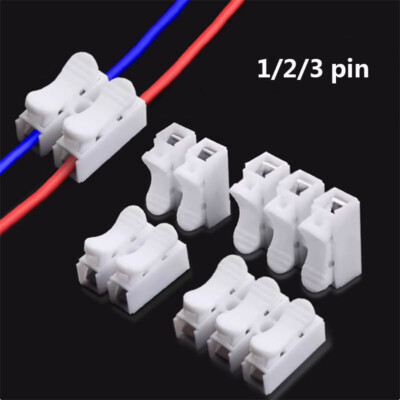 10-100 pcs Electrical Cable Press Connector Quick Splice Wire Terminal ...