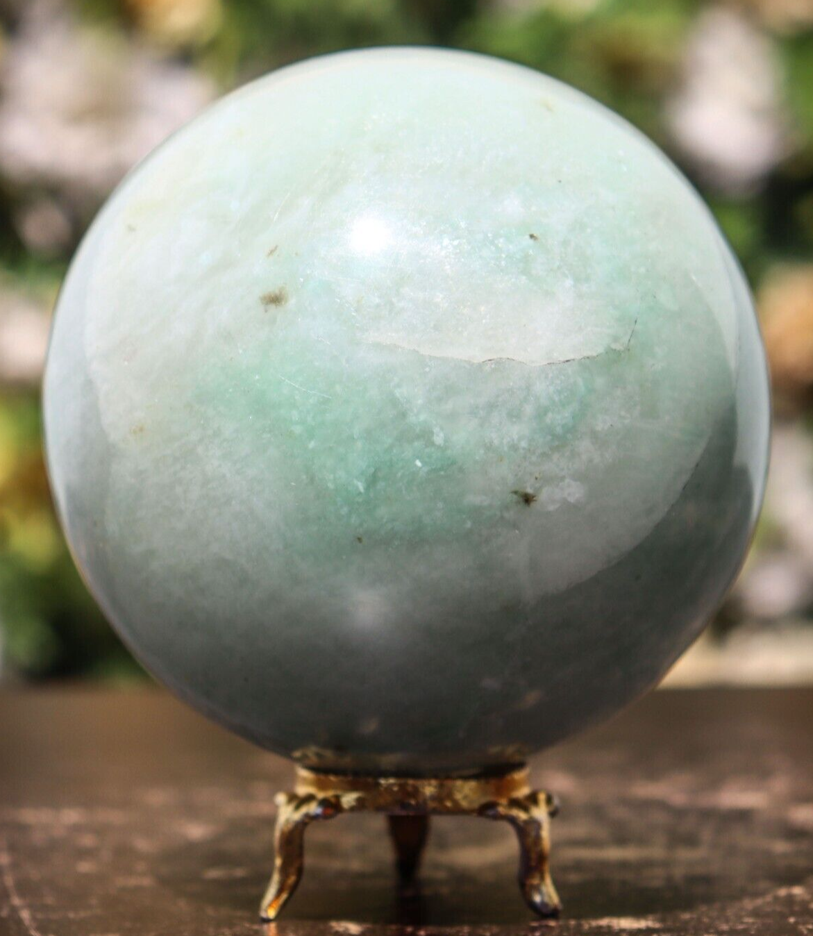 90MM Aqua Amazonite Crystal Healing Chakra Energy Metaphysical Gemstone ...