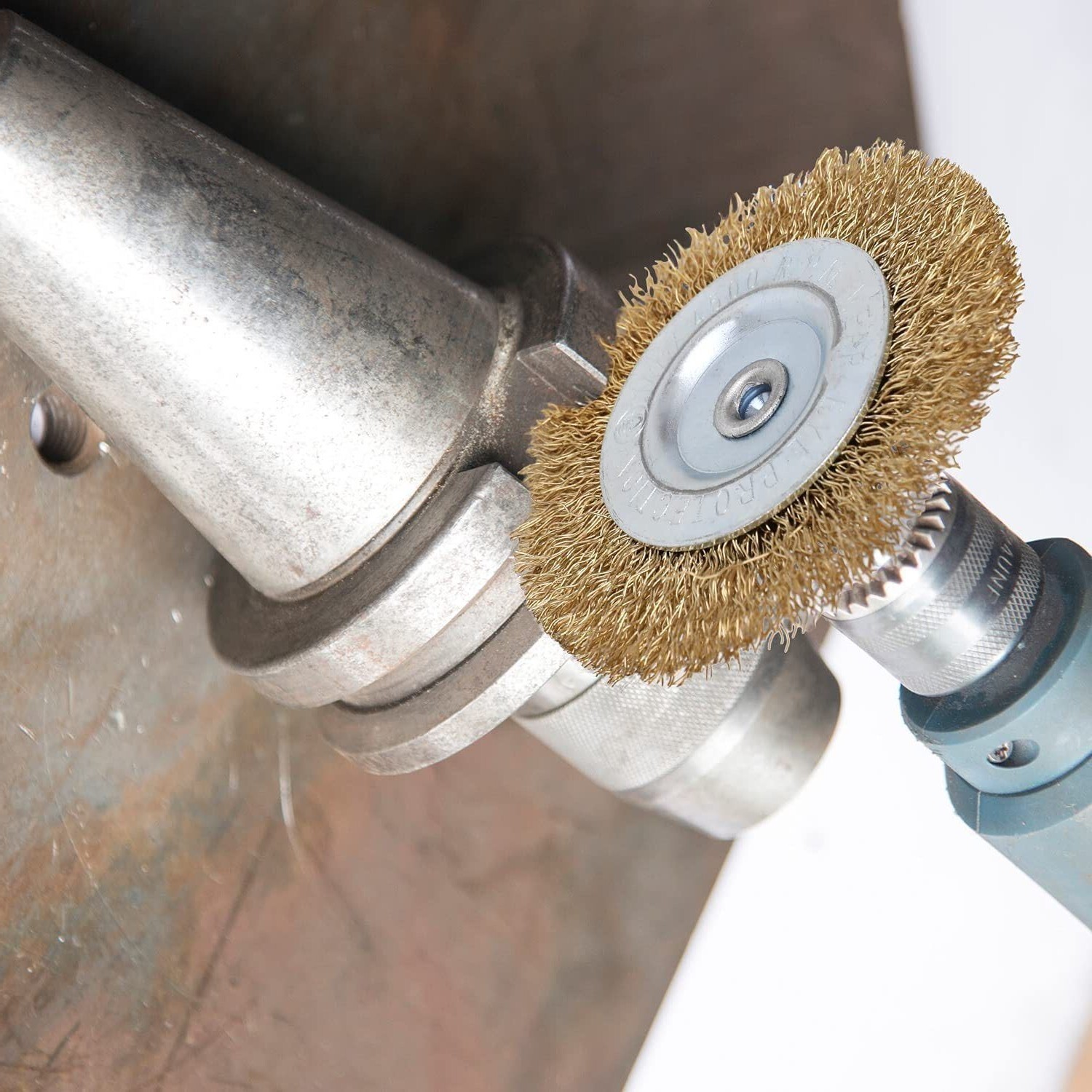 5 pcs Wire Cup/Wheel Brush Set For Drill Steel Brass Metal Cleaning ...