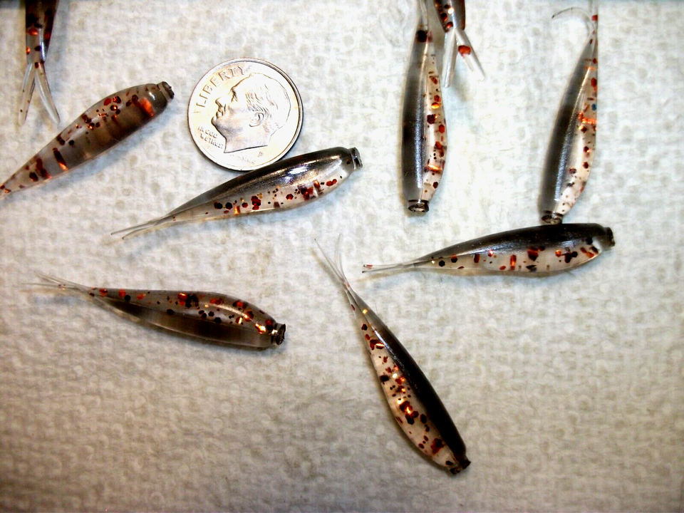60-1 1/2"-crappie panfish-perch-fat head minnow grubs-scent-jig-split ...