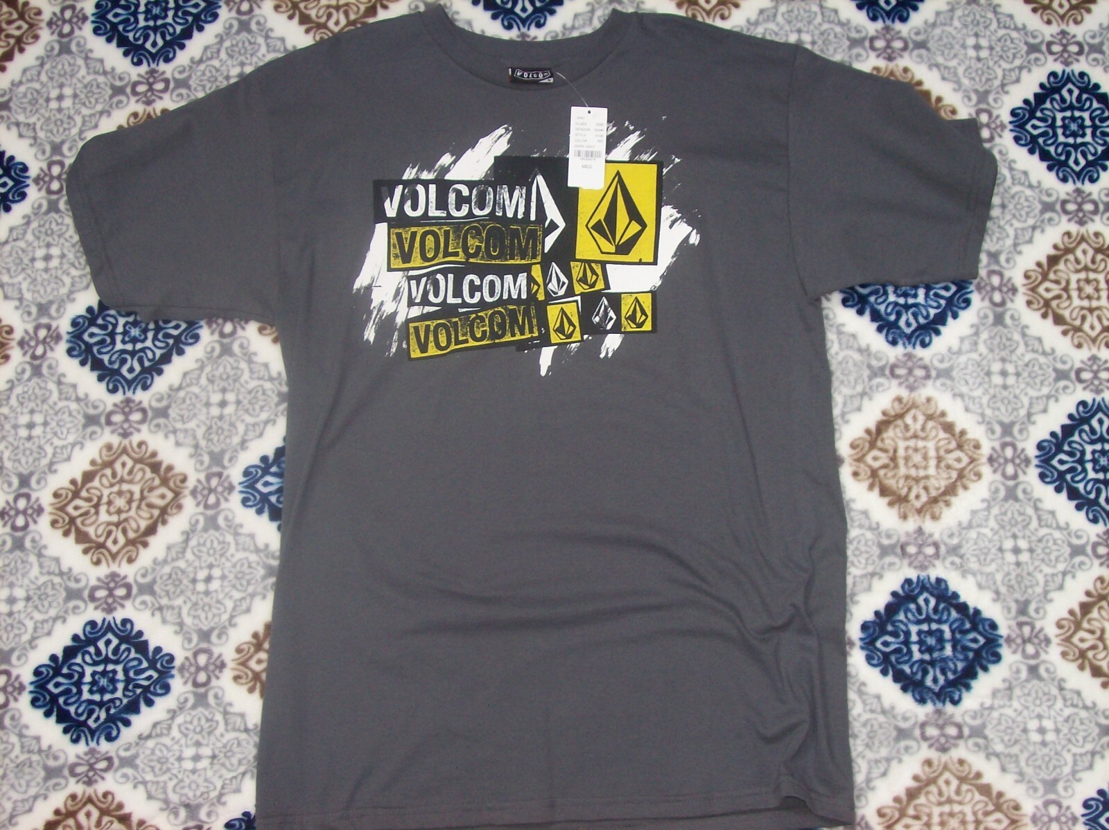 Volcom T-Shirt Men's Pacsun Gray Size M Basic Half Sleeve Crew Neck New ...