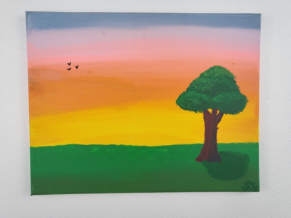 Easy Acrylic Painting Tree