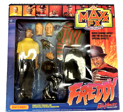 VTG 1989 MAXX FX Freddy Krueger A Nightmare on Elm Street Figure by ...