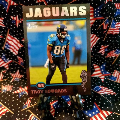 2004 Topps Football Troy Edwards Black Parallel SP /150 #238 Jaguars ...
