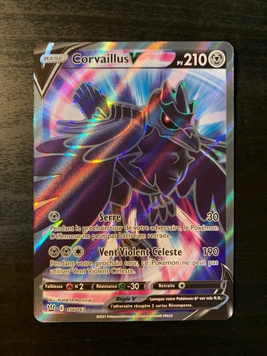 Carte Pokémon : Corvaillus V 156/163 Styles de Combat Française NEUF | eBay