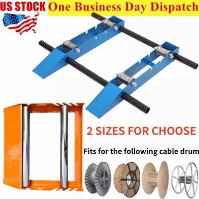 Cable Drum Roller Stand Adjustable Cable Reel Dispenser For Industrial ...