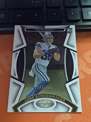 Luke Schoonmaker - 2023 Certified Football #155 RC 380/399 - Dallas ...