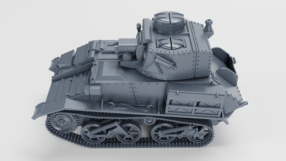 WW2 UK VICKERS LIGHT TANK MK.VI ,3D PRINTED, MANY SCALES AVAILABLE | eBay