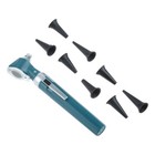 Green Ear Scope Kit with LED Light Adjustable Otoscope Glass Lens Ear ...