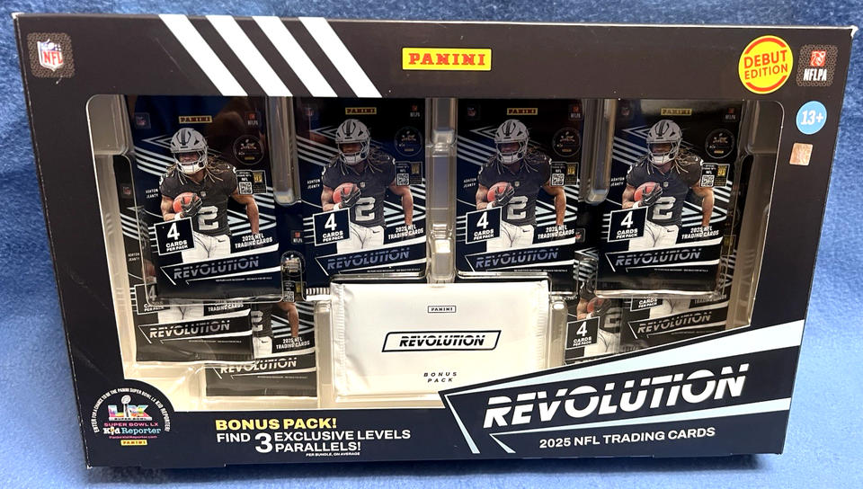 NEW 2025 Panini Revolution NFL Football Bundle Box with Bonus Pack (Lot ...