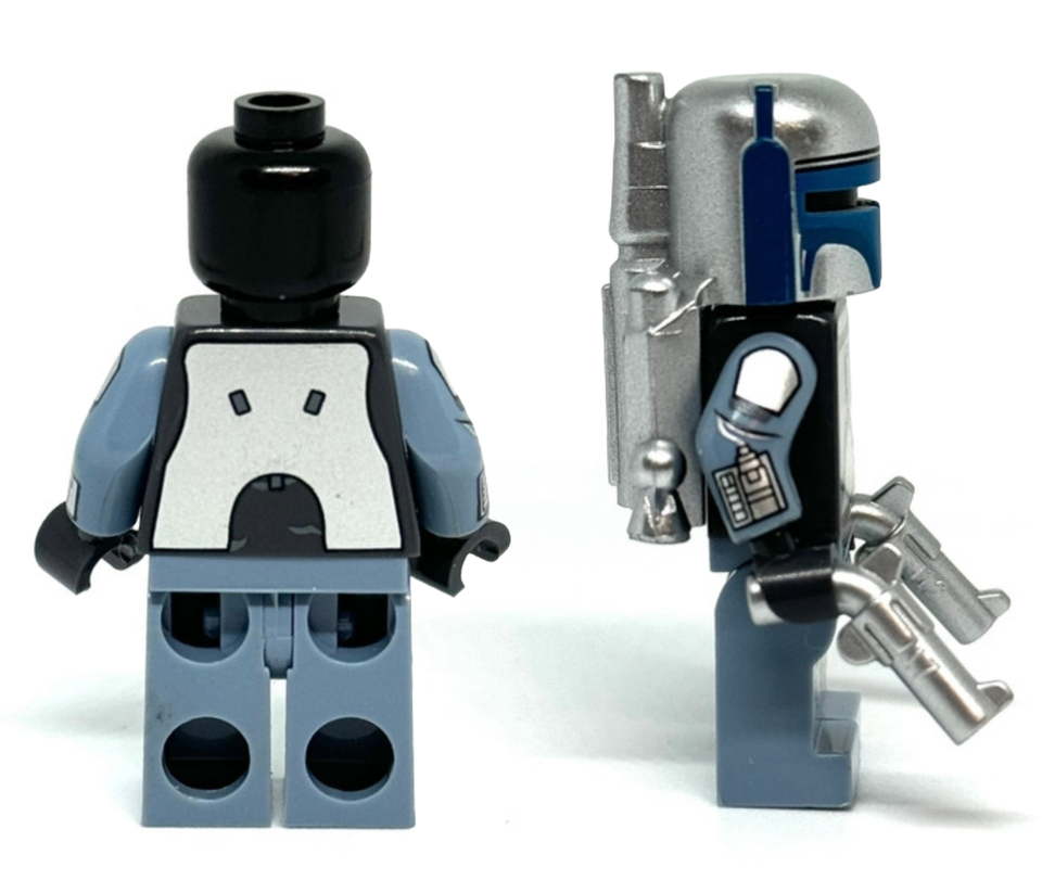 Jango Fett minifigure - flame thrower and pistols - star wars lego | eBay