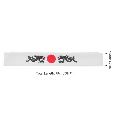 2 Pcs Sushi Chef Headwear Band for Men Costume Hairbands Headband | eBay UK