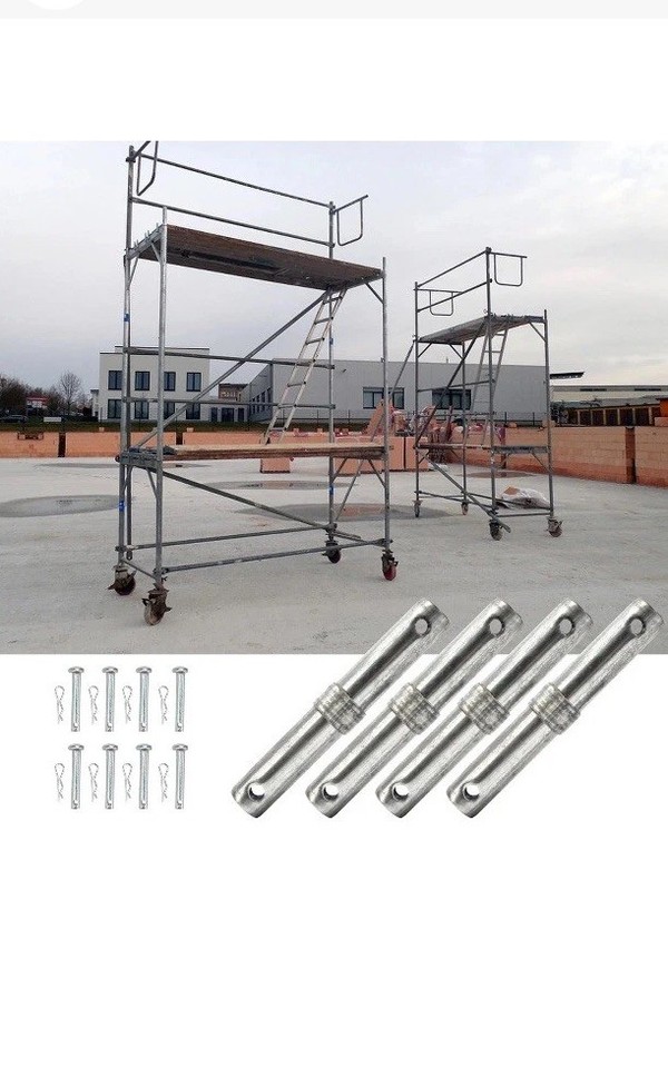 4 Pcs Heavy Duty Scaffolding Coupling Pin 1-5/16" x 8"L Scaffold Pins ...