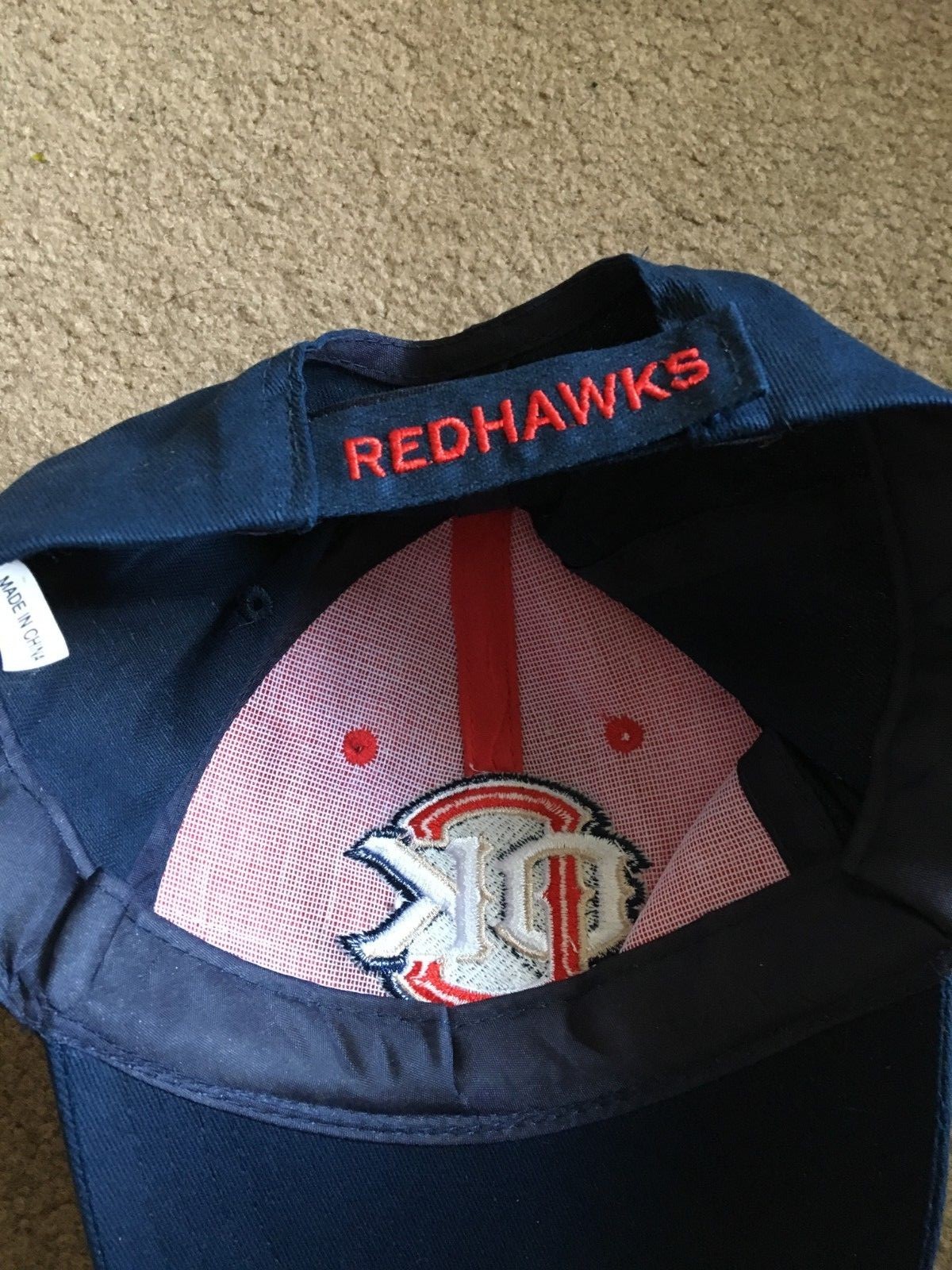 Oklahoma City Redhawks Hat OKC MiLB Baseball Cap Blue Red White T107 ...