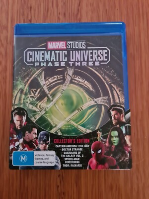 Marvel Phase Three - Blu Ray - 5 Movies - 6 Discs - Like New | eBay ...