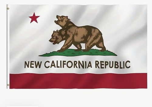 Fallout New Vegas New California Republic Flag Bear NCR Big (Sealed ...