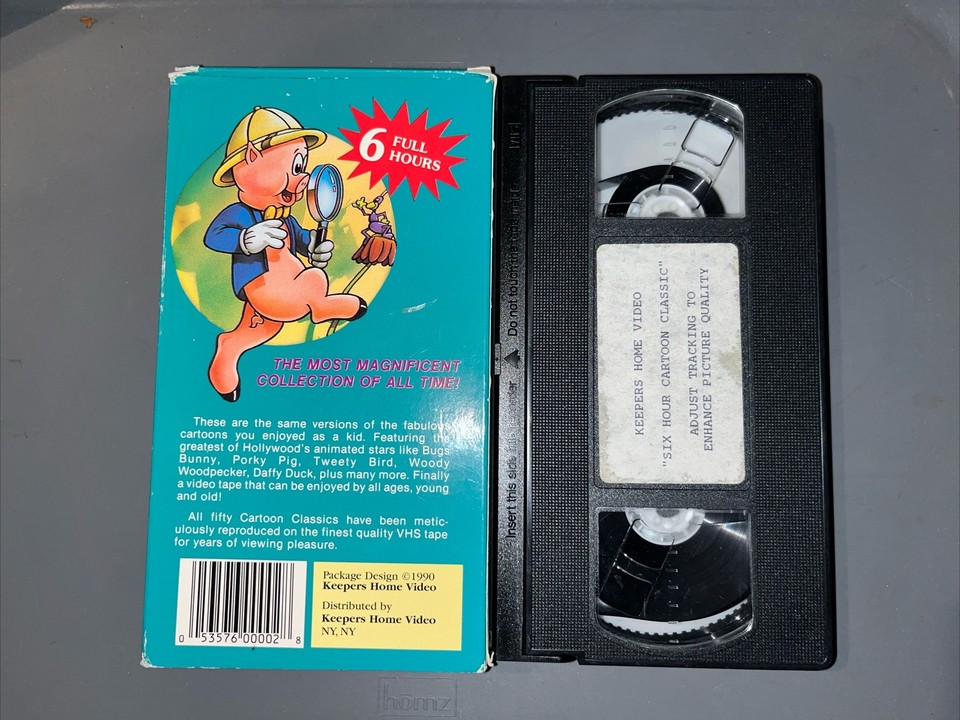 50 Classic Cartoons VHS 1990 6 Hours Bugs Bunny + Many More 2 | eBay