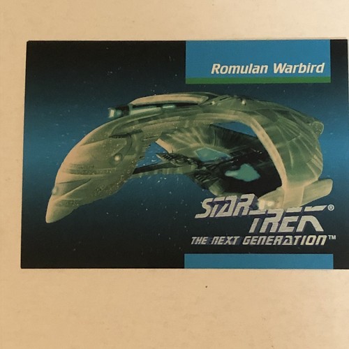 Star Trek The Next Generation Trading Card #34 Romulan Warship | eBay