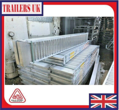 Heavy Duty Trailer Ramps 8ft Aluminium to Suit Ifor Williams 3300kg ...