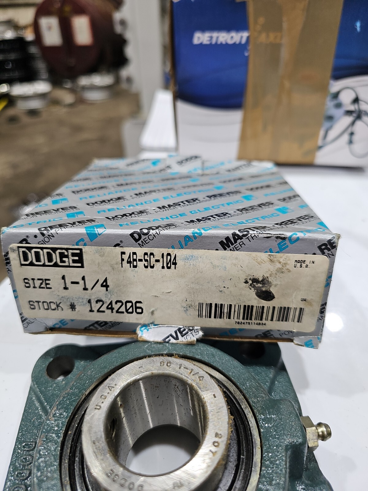 Dodge 124063 Bore 4 Bolt Flange Mount Ball Bearing for sale online | eBay