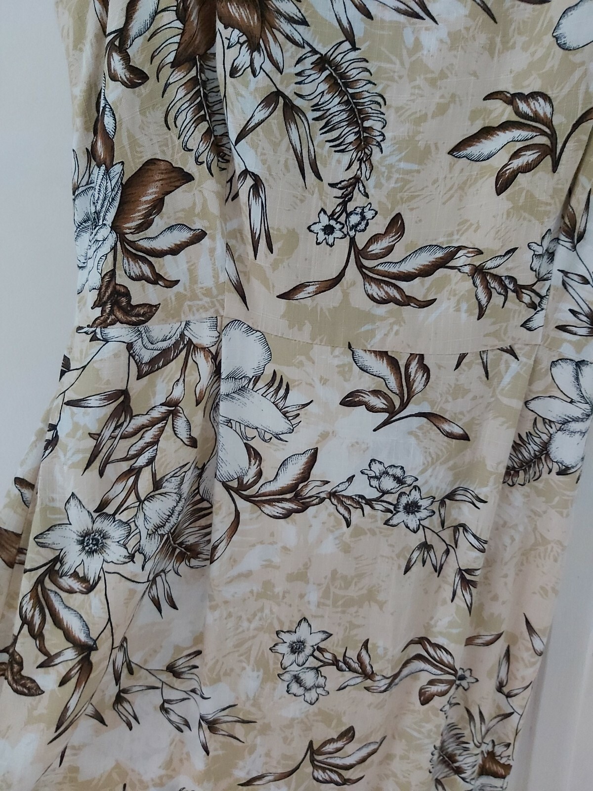 LINEN LUX 🌺 12 FLORAL LINEN COTTON MAXI | eBay