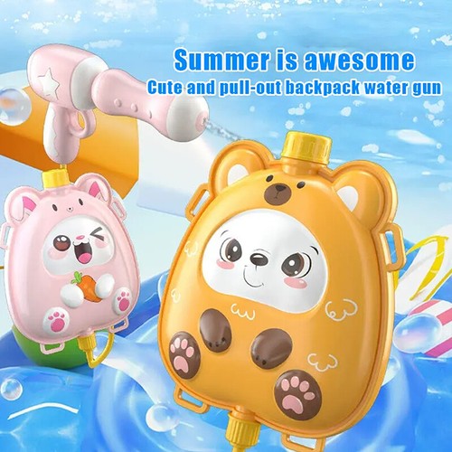 Children's Cartoon Backpack Water Gun Summer Beach Water Gun ...