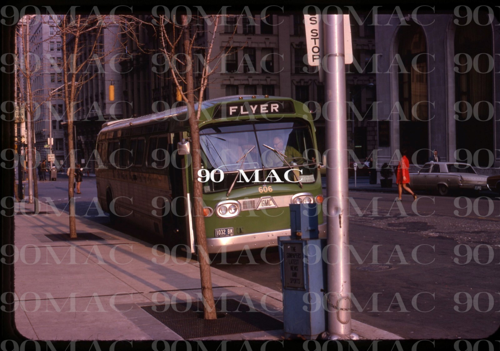 MC MAHON CHARTER. GM COACH Bus #606. Baltimore (MD). Original Slide ...